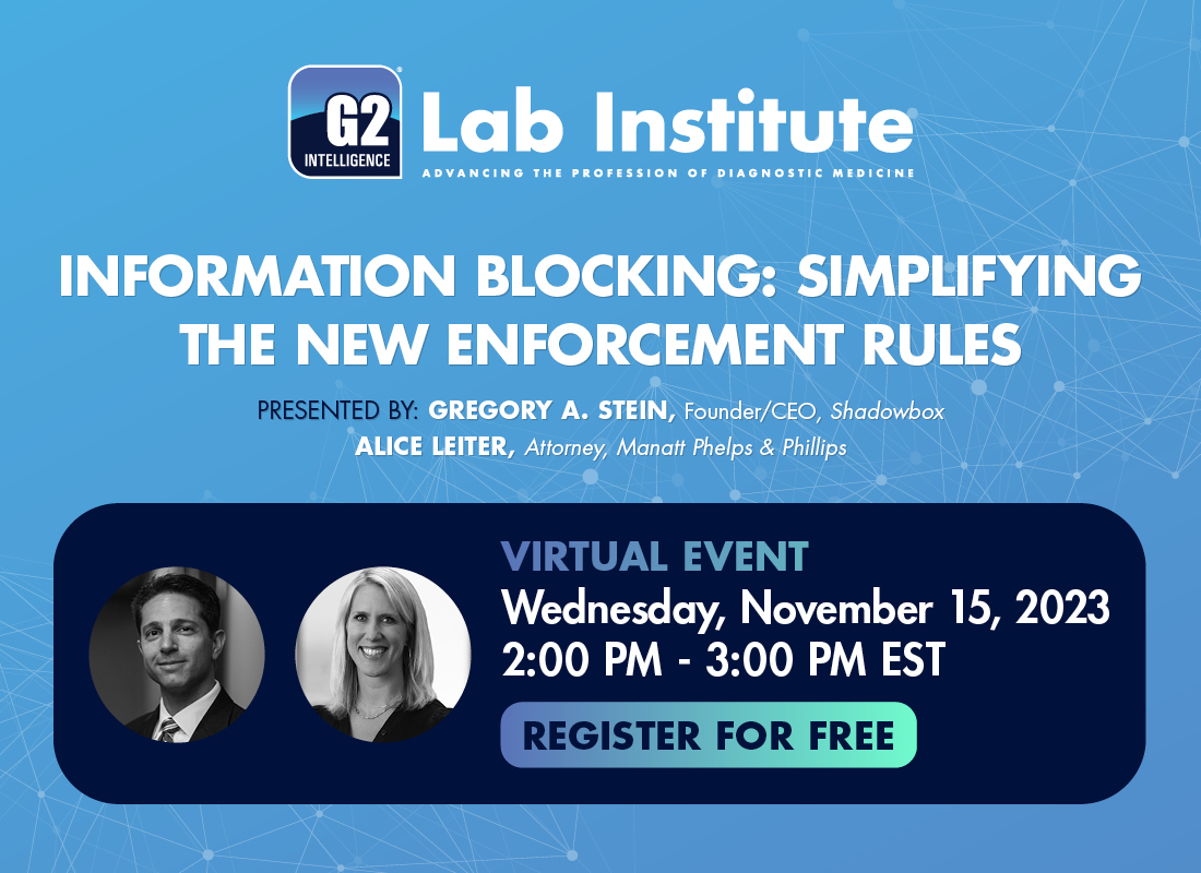 Information Blocking: Simplifying the New Enforcement Rules - G2 ...